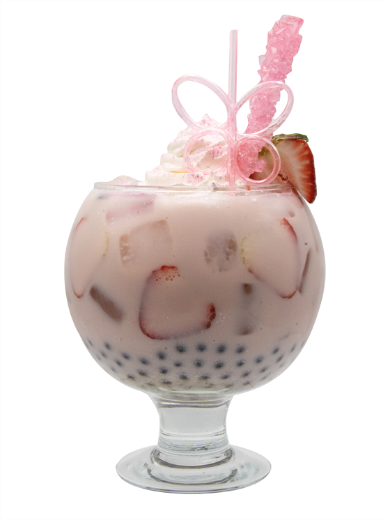 té boba de mega bayas rosadas - Monin MX